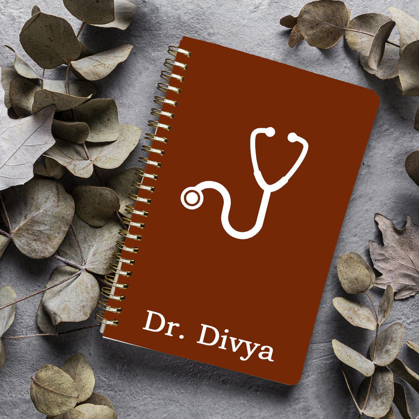 Personalized Logo Diary For Doctor | Doctors Diary, Doctors Personal D ...