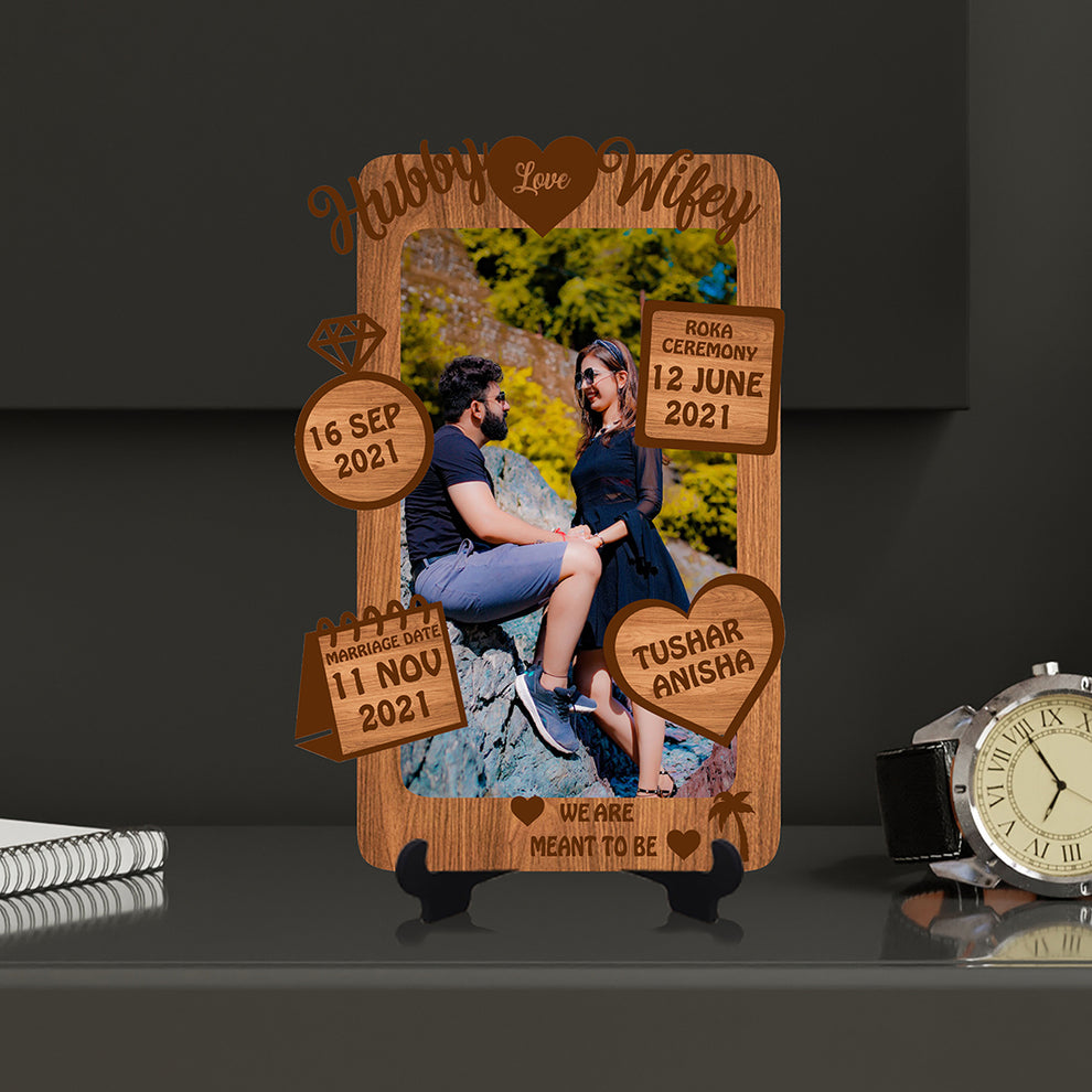 Couple Milestone Table Top – The Gift Baskett